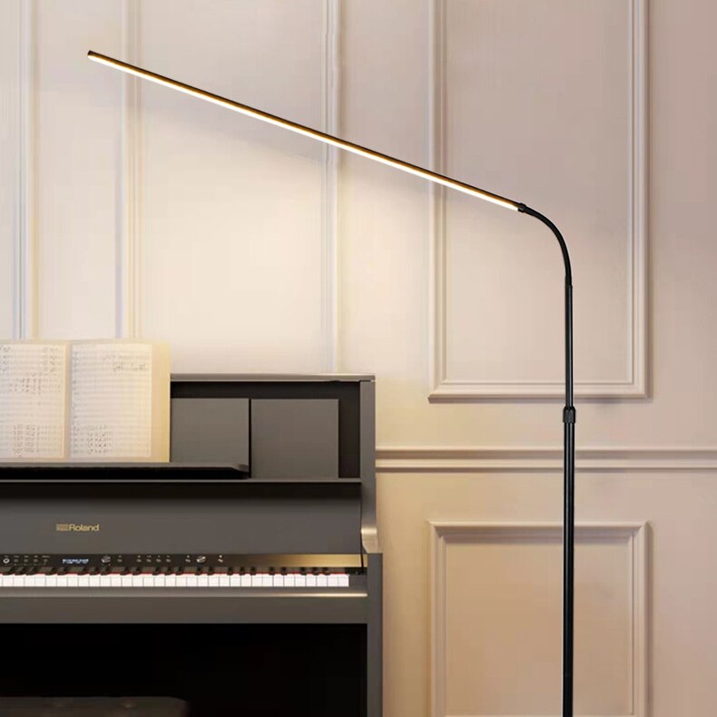 Lampa de podea LED, ajustabila, pentru birou, salon manichiura, metal ...
