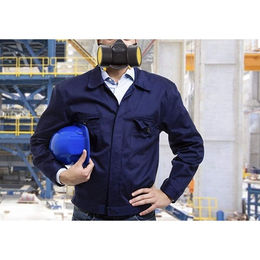 Masca Protectie, Eliandeco ®, 2 Filtre De Carbon Activ RC203,2 Supape ...