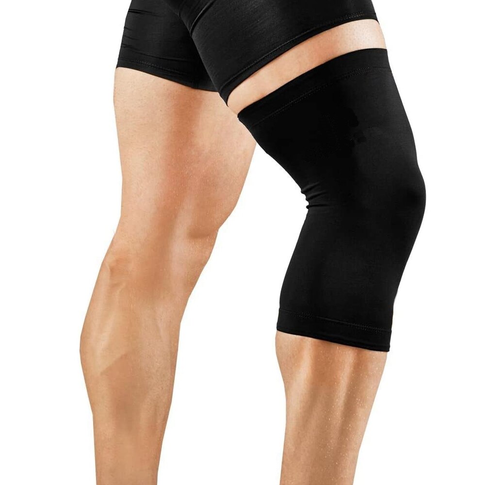 Genunchiera, Copper, Recuperare prin compresie, Negru, M - eMAG.ro