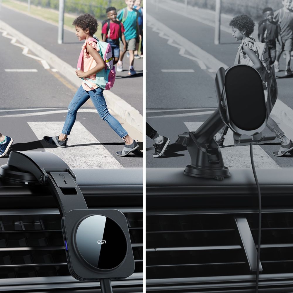 Безжично зарядно ESR Halolock Magnetic MaGsafe Dashboard, Wireless ...