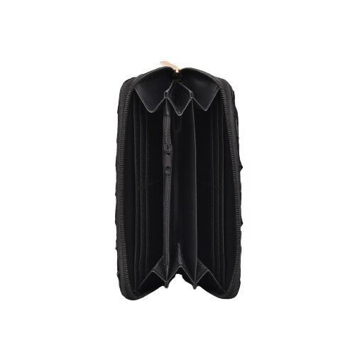 Portofel de dama, 19/10/2 cm, Textil, Negru - eMAG.ro