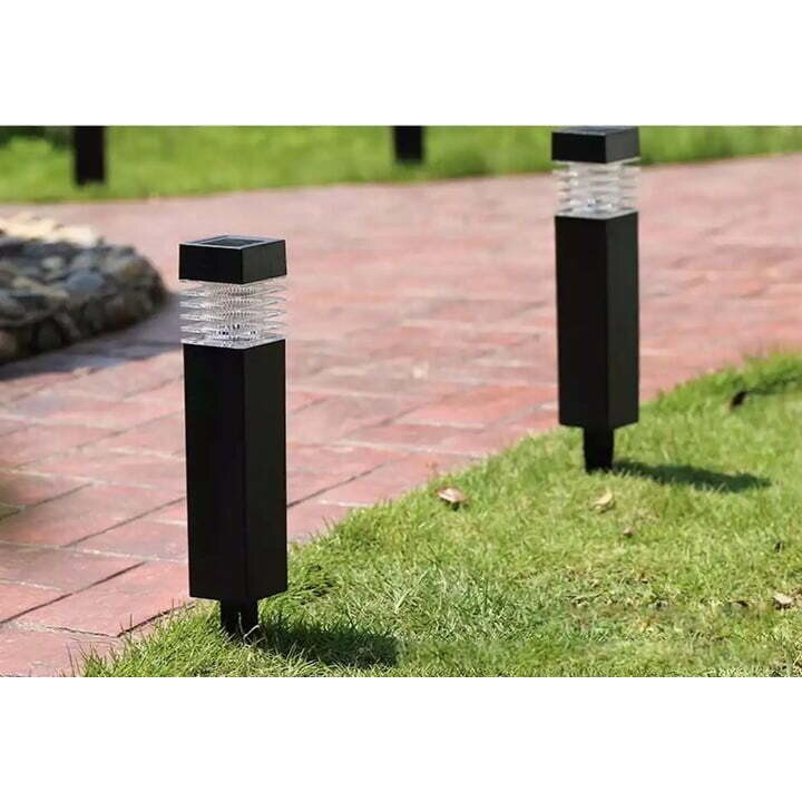 Lampa solara LED, efect ratan, pentru curte, gradina 39,5 cm - eMAG.ro