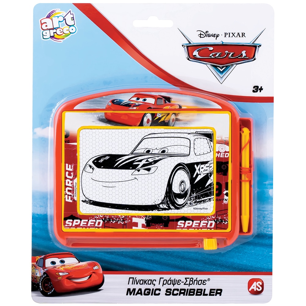 Tablita magnetica AS - Disney Cars, Magic Scribbler - eMAG.ro