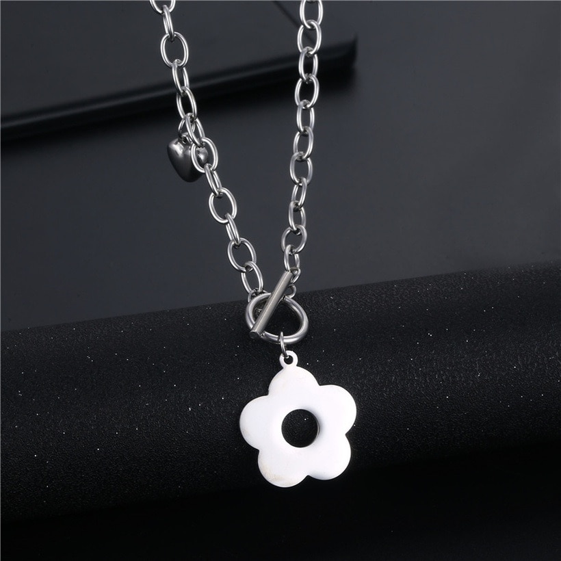 Colier dama, Izmael, Inox, Argintiu - eMAG.ro