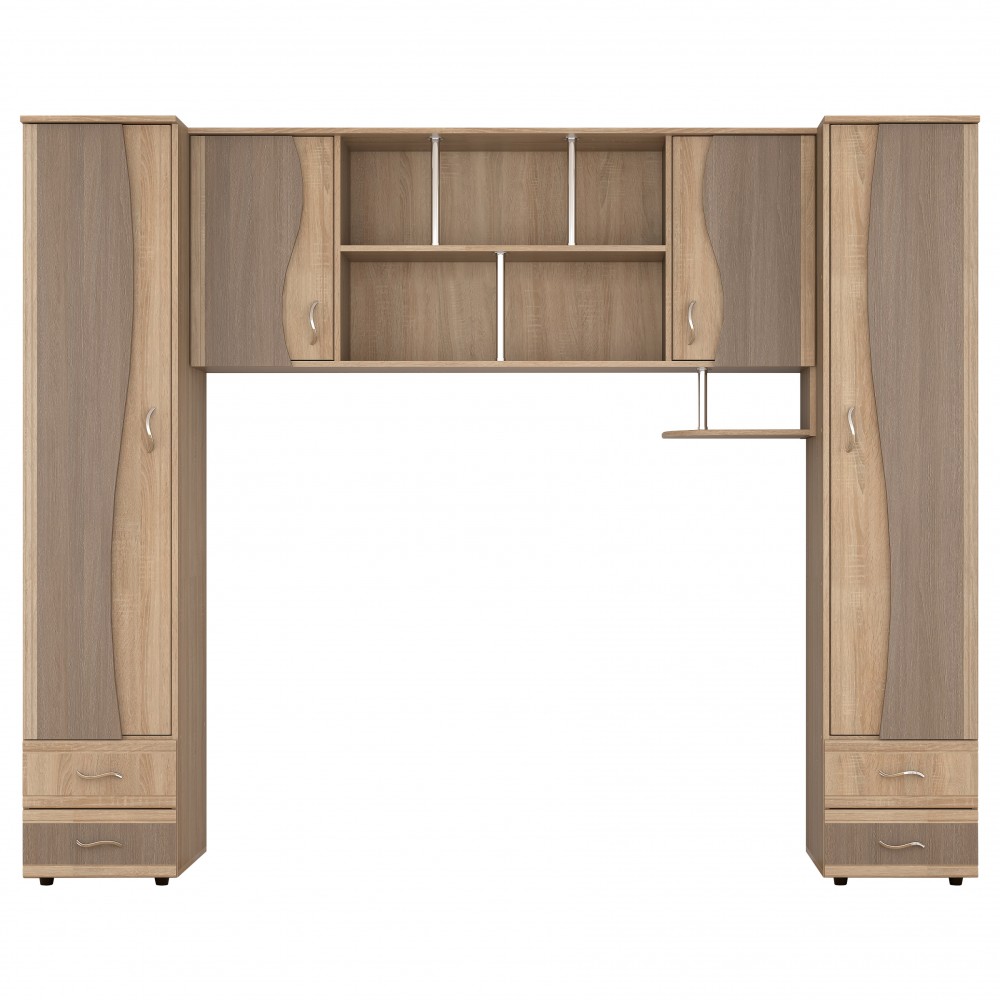 Camera Tineret Lory I, 247x51x200 cm, sonoma trufe - eMAG.ro