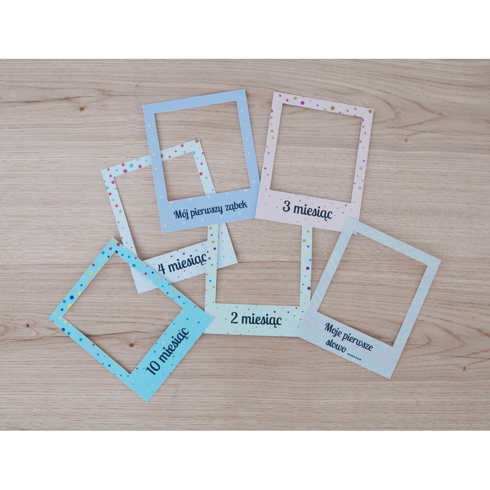 Set 24 rame foto stil instagram, Carton, Modele diverse, 12x15 cm ...