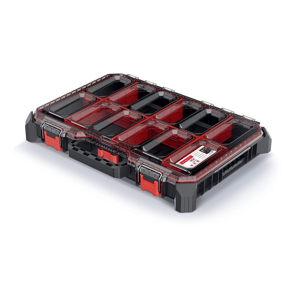 Organizator scule MSX, Prosperplast, Plastic, 54.3 x 39 x 7.7 cm, Negru ...