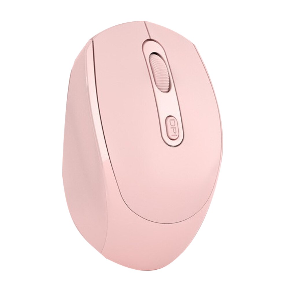 Безжична мишка, USB, 3 бутона, 1200Dpi, розова - eMAG.bg