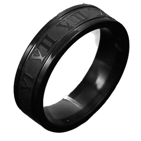 Inel de barbati Izmael, 67 mm, Negru - eMAG.ro