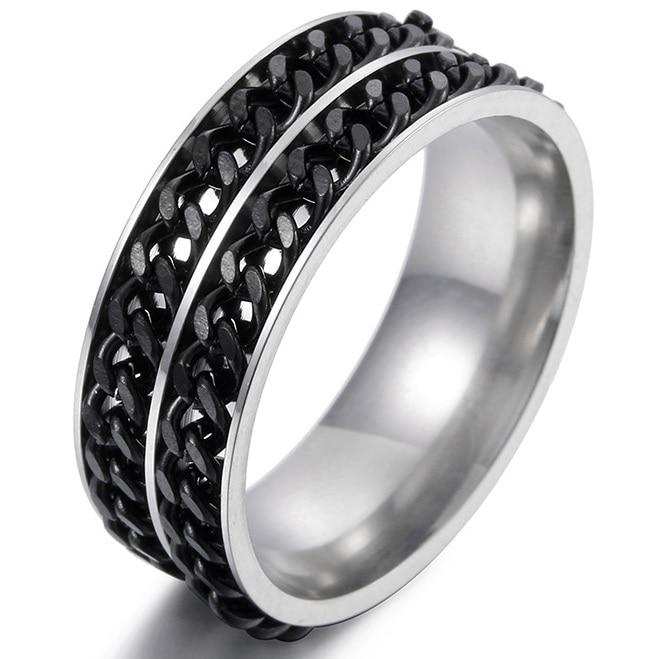 Inel de barbati Izmael, 65 mm, Negru - eMAG.ro