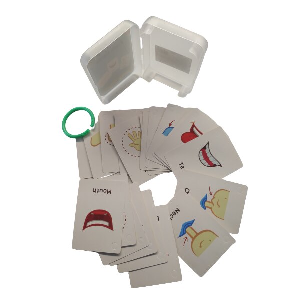 Set 30 carduri cognitive Montessori pentru invatarea Corpului Uman si a ...