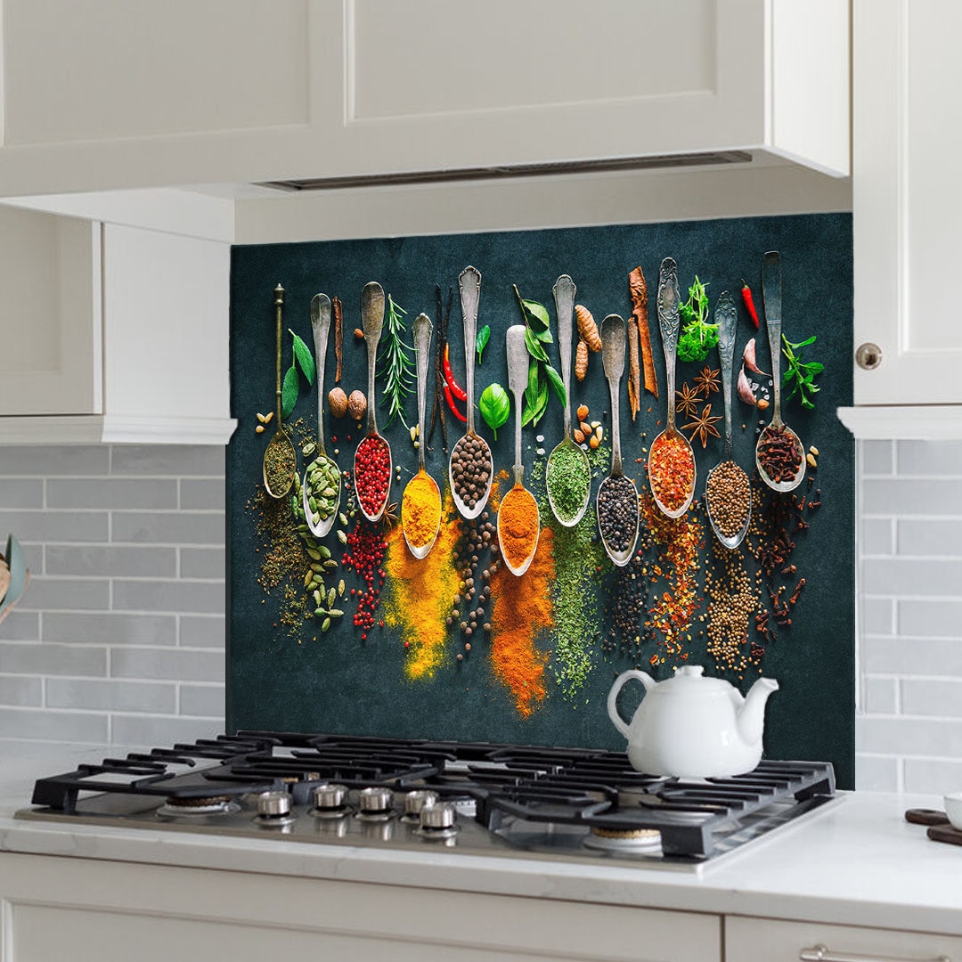 Panou decorativ sticla securizata 6mm, imprimat UV, octopus oct218 ...