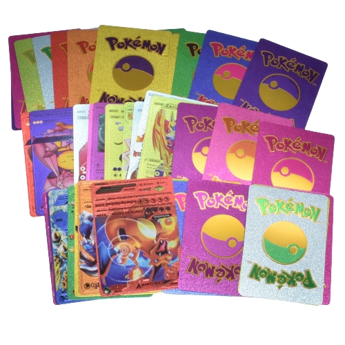Joc de carti Pokemon Multicolor Hologram, Pachet 55 piese - eMAG.ro