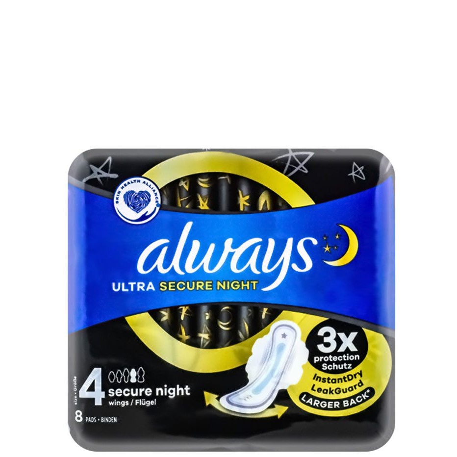 Absorbante, Always Ultra Secure Night, 8buc - eMAG.ro
