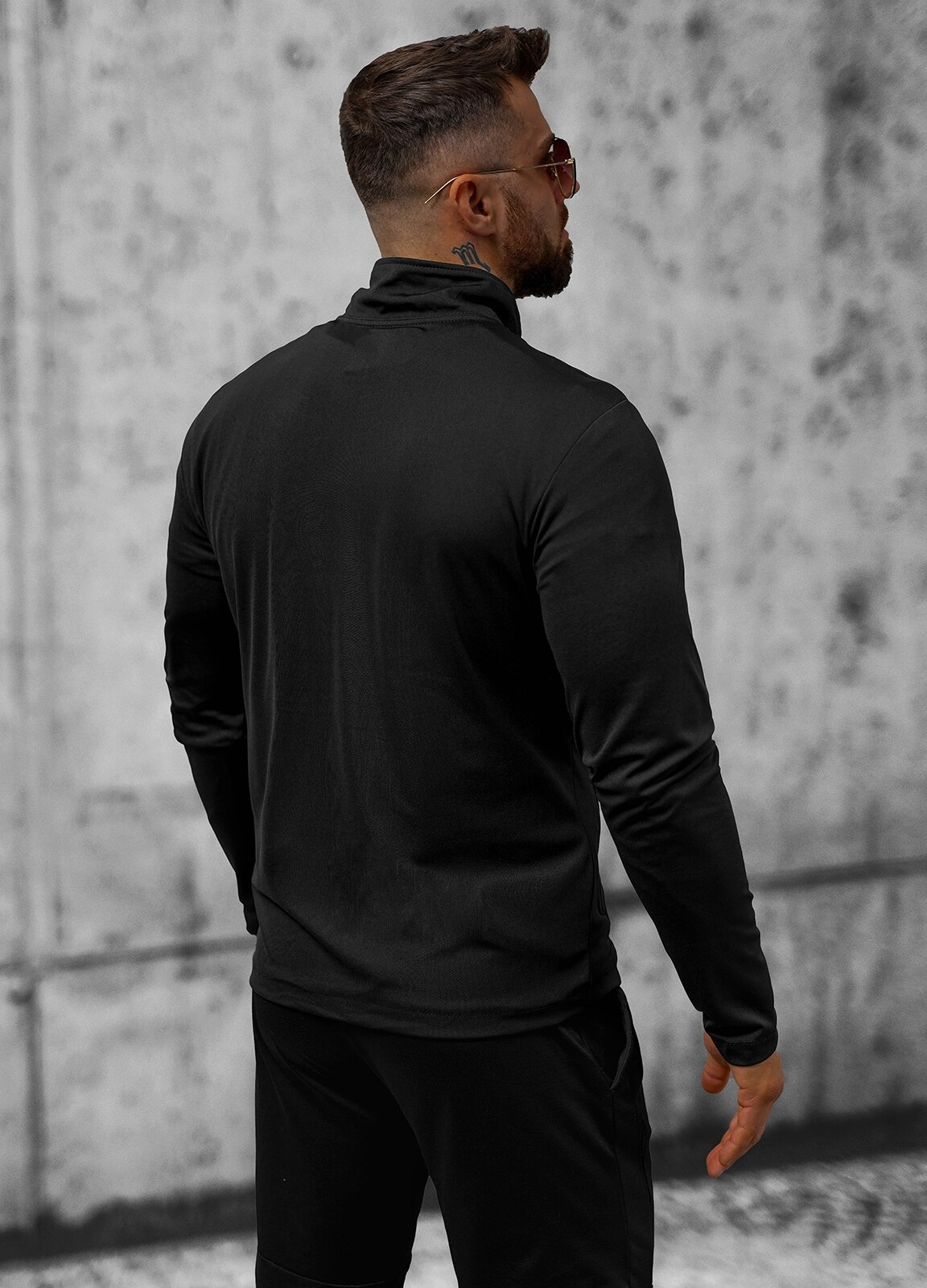 Jacheta de primavara barbati neagra OZONEE JS/M10309 L - eMAG.ro