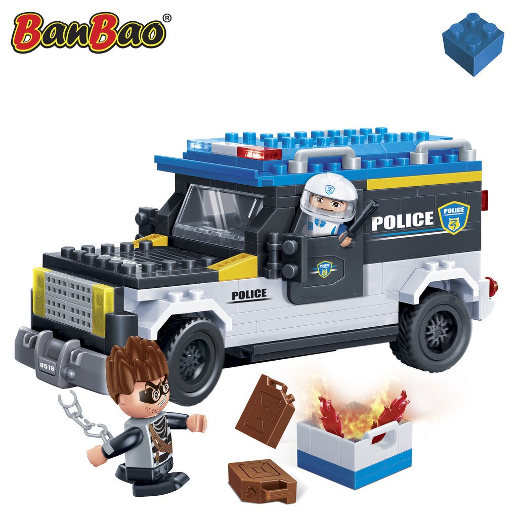 Конструктор Ban Bao Полицейски Хамър Police 242 части - eMAG.bg