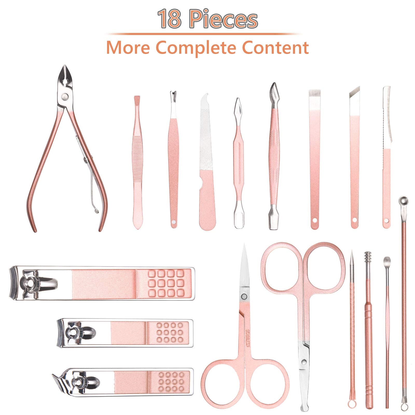 Set manichiura/pedichiura, Roffie, 18in1 - eMAG.ro