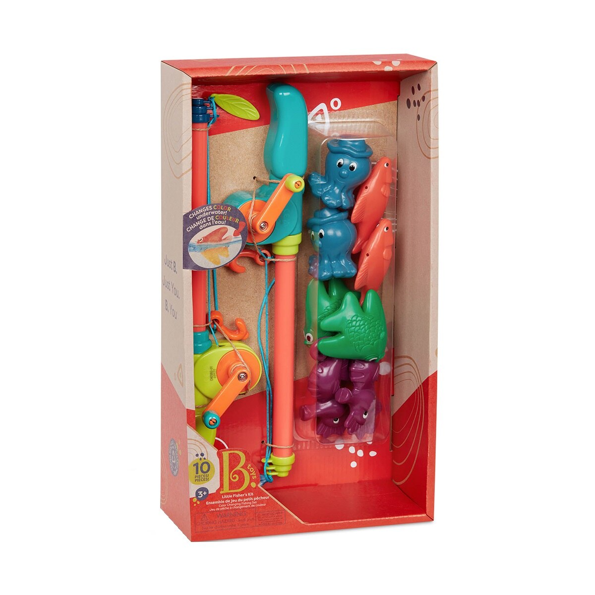 Set de joaca Battat Pescuit Magnetic care isi schimba culoarea cu 2 ...