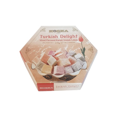 Turkish Delight Autentic (Rahat Turcesc) Koska, Vegan, cu mix de aroma ...