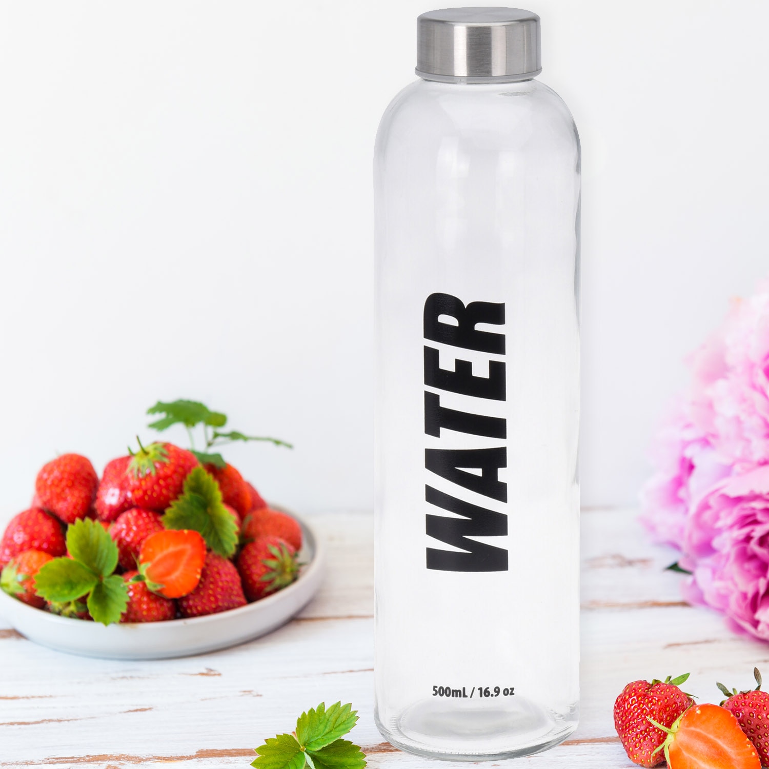 Sticla Transparenta Pentru Apa, Excellent Houseware, Design Water, 25 X ...