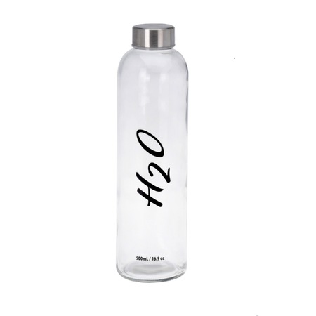 Sticla Transparenta Pentru Apa, Excellent Houseware, Design H2O, 25 X 7 ...