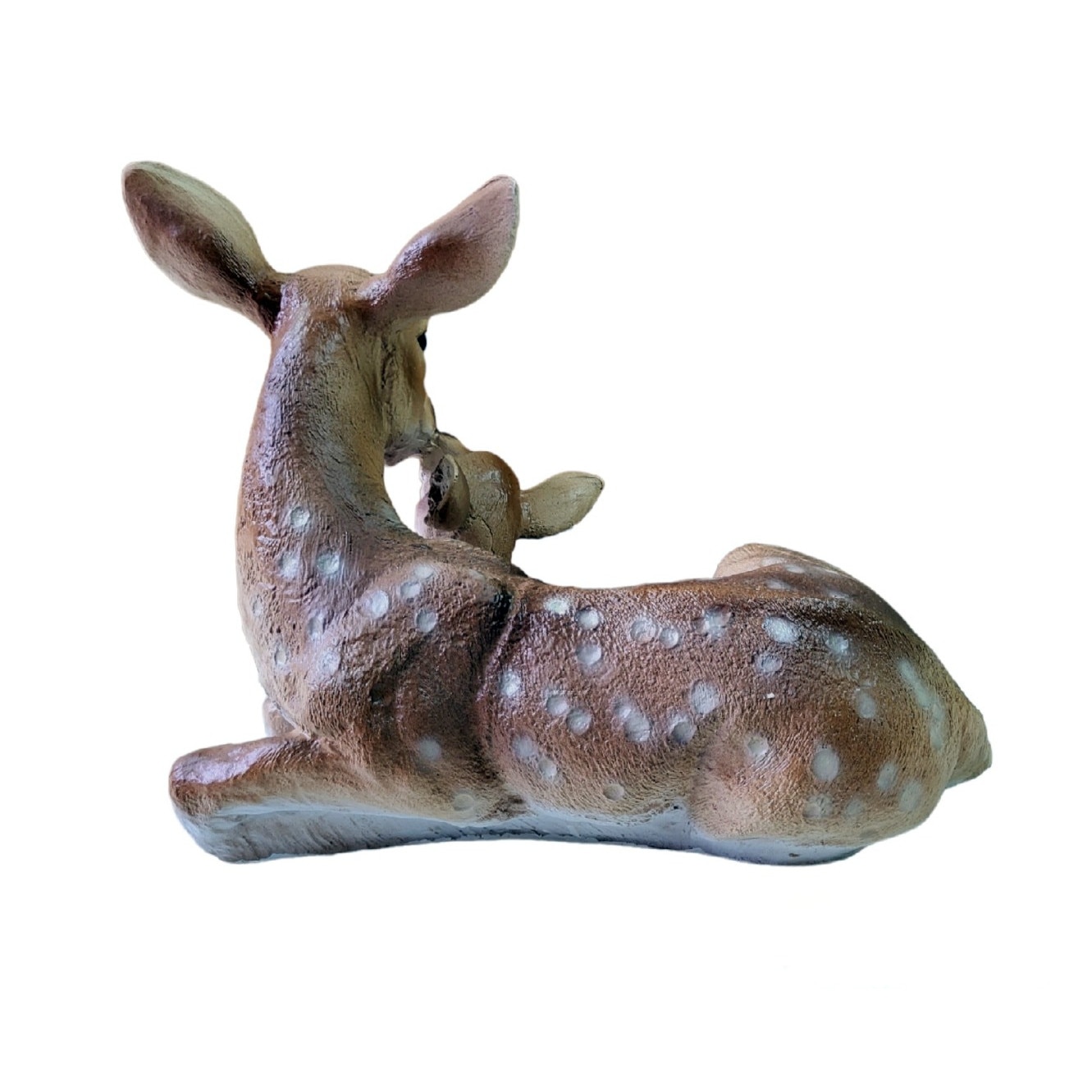 Statueta decorativa, Caprioara cu pui, Maro, 37 cm, DVF0405P - eMAG.ro