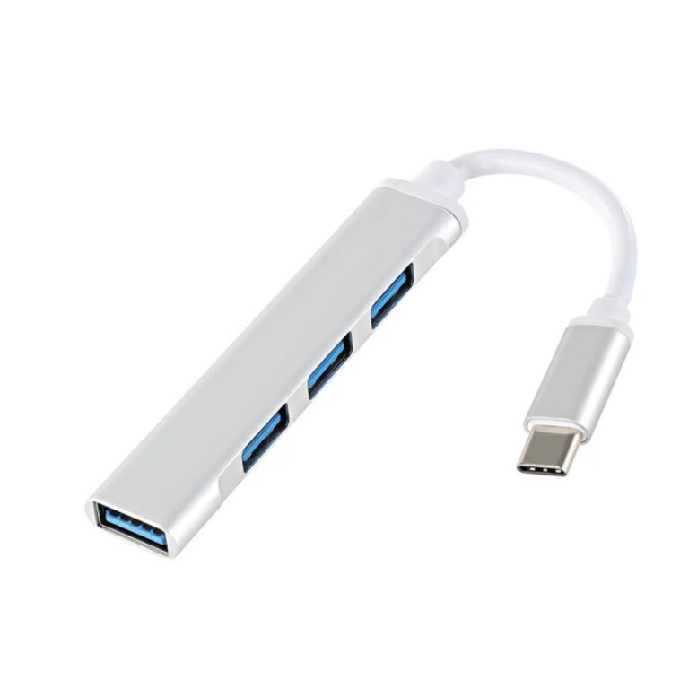 HUB TYPE C USB 3.0, ZYuuan, Argintiu - eMAG.ro