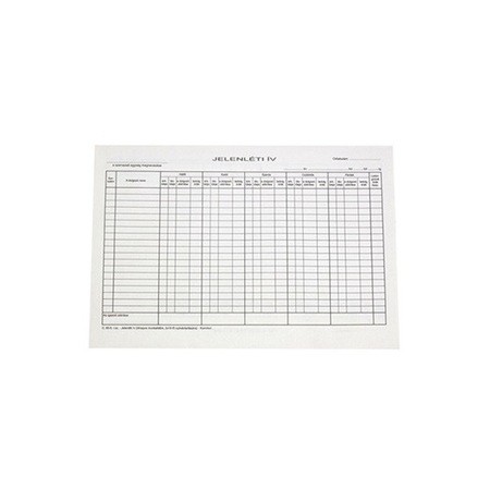 Fisa de prezenta 5 zile A/4 100 coli/pachet - eMAG.ro