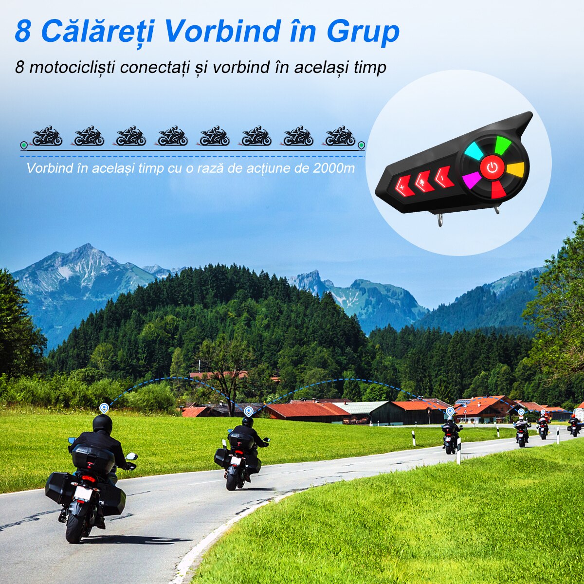 Sistem de comunicare moto, SDLOGAL, Casca de motocicleta cu casca ...