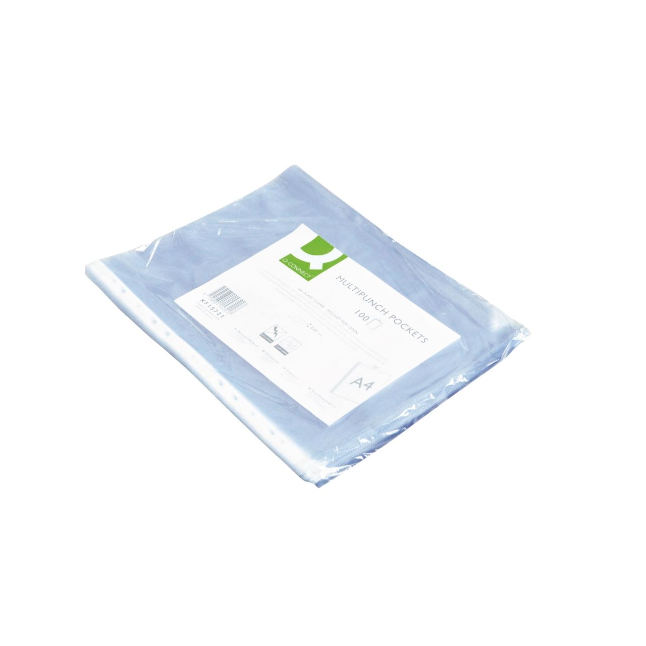 Folie protectie Q-CONNECT, A4, cristal, 50 microni, 100 file/set - eMAG.ro