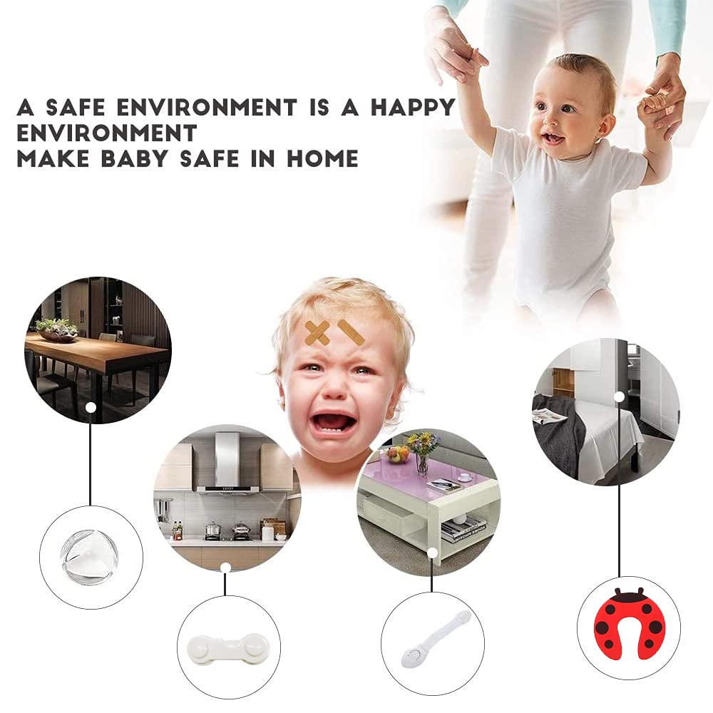 Set 42 piese, ijoynewk®, protectii mobilier si prize pentru siguranta ...