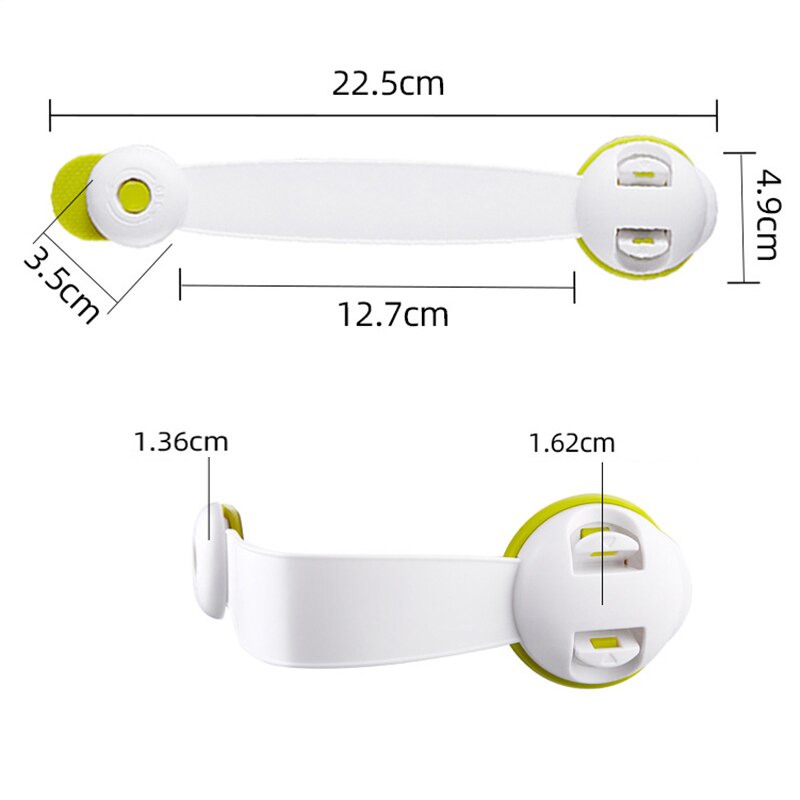 Set 6 Siguranta usi copii, Kaypsre, flexibile cu incuietoare pentru usi si sertare, fara urme ...