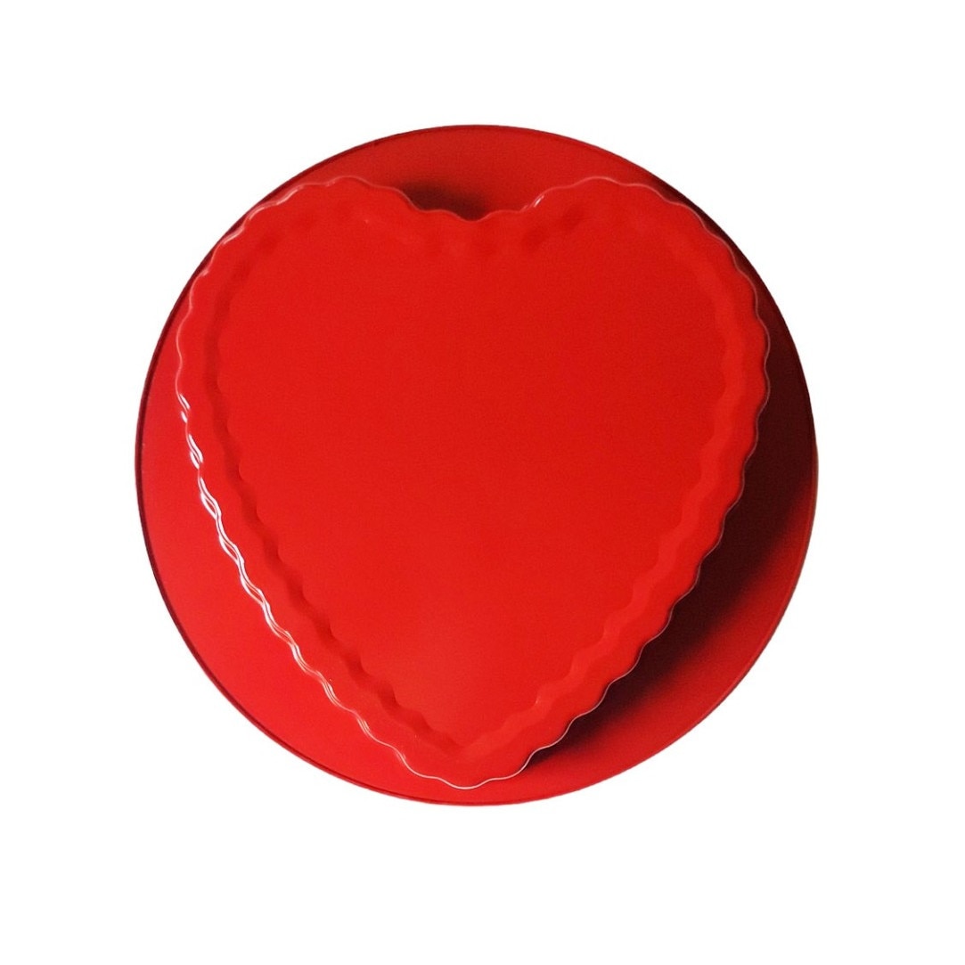 Tava de copt pentru placinta, Inima, 27 cm, 352COF - eMAG.ro