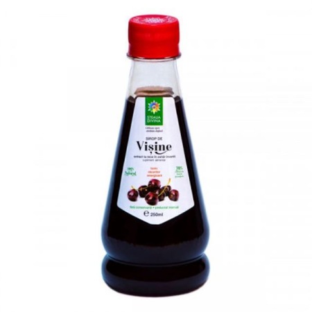 Sirop natural de visine, presat la rece, Steaua Divina, 250 ml - eMAG.ro