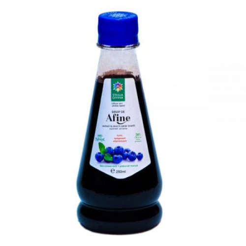 Sirop natural de afine, presat la rece, Steaua Divina, 250 ml - eMAG.ro