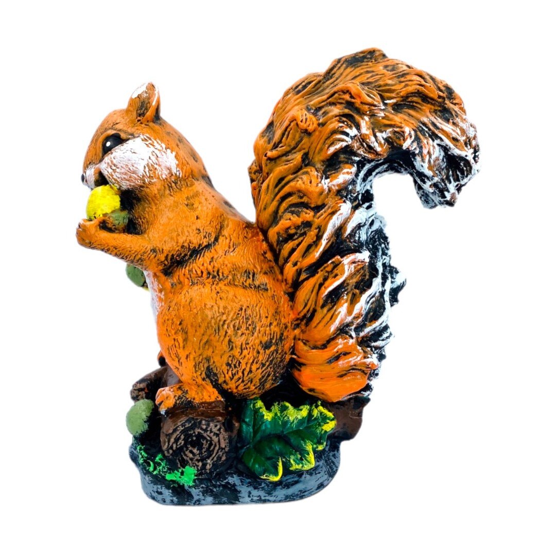 Statueta decorativa, Veverita, Multicolor, 30 cm, DV03-8 - eMAG.ro