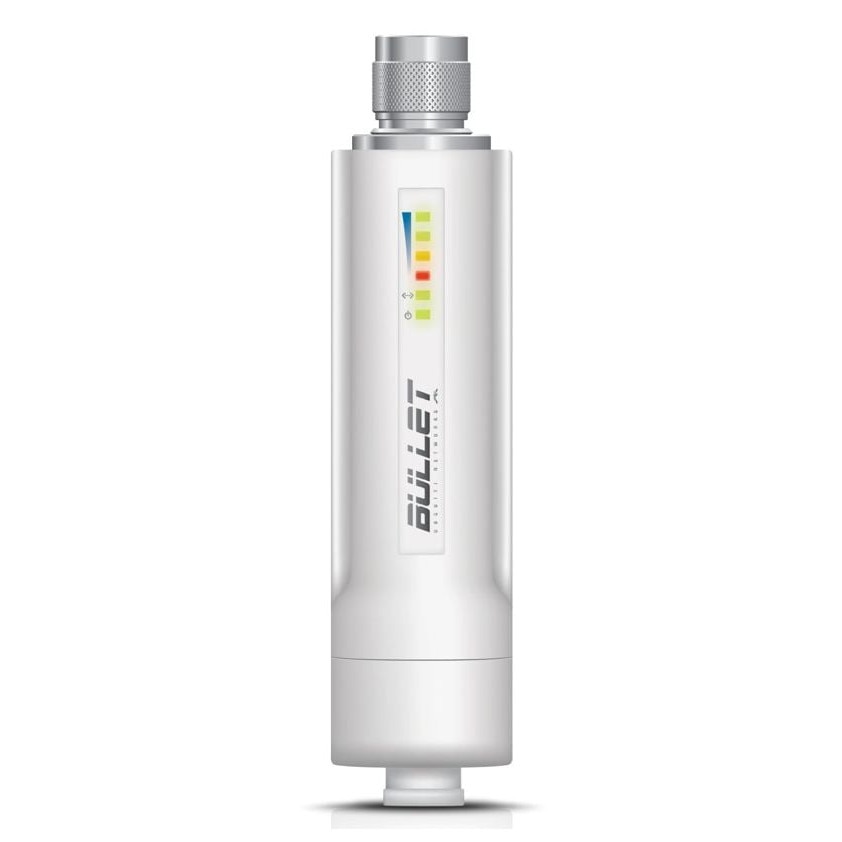 Router wireless, Ubiquiti, Bullet M2 CPE, AirMax, 100Mbps+, Argintiu ...