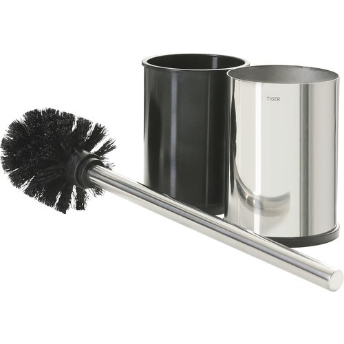 Perie WC cu suport TIGER Colar, din inox - eMAG.ro