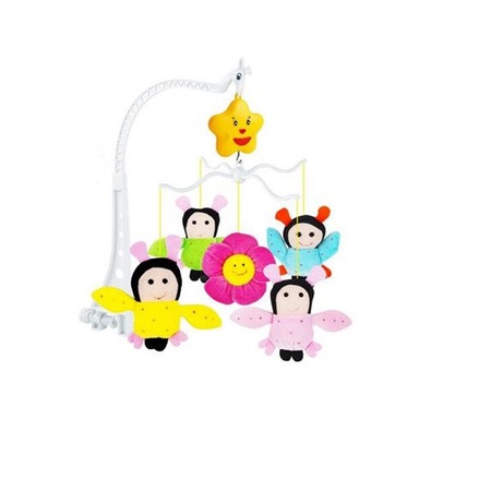 Carusel patut bebe cu cheita si albinute din plus - eMAG.ro