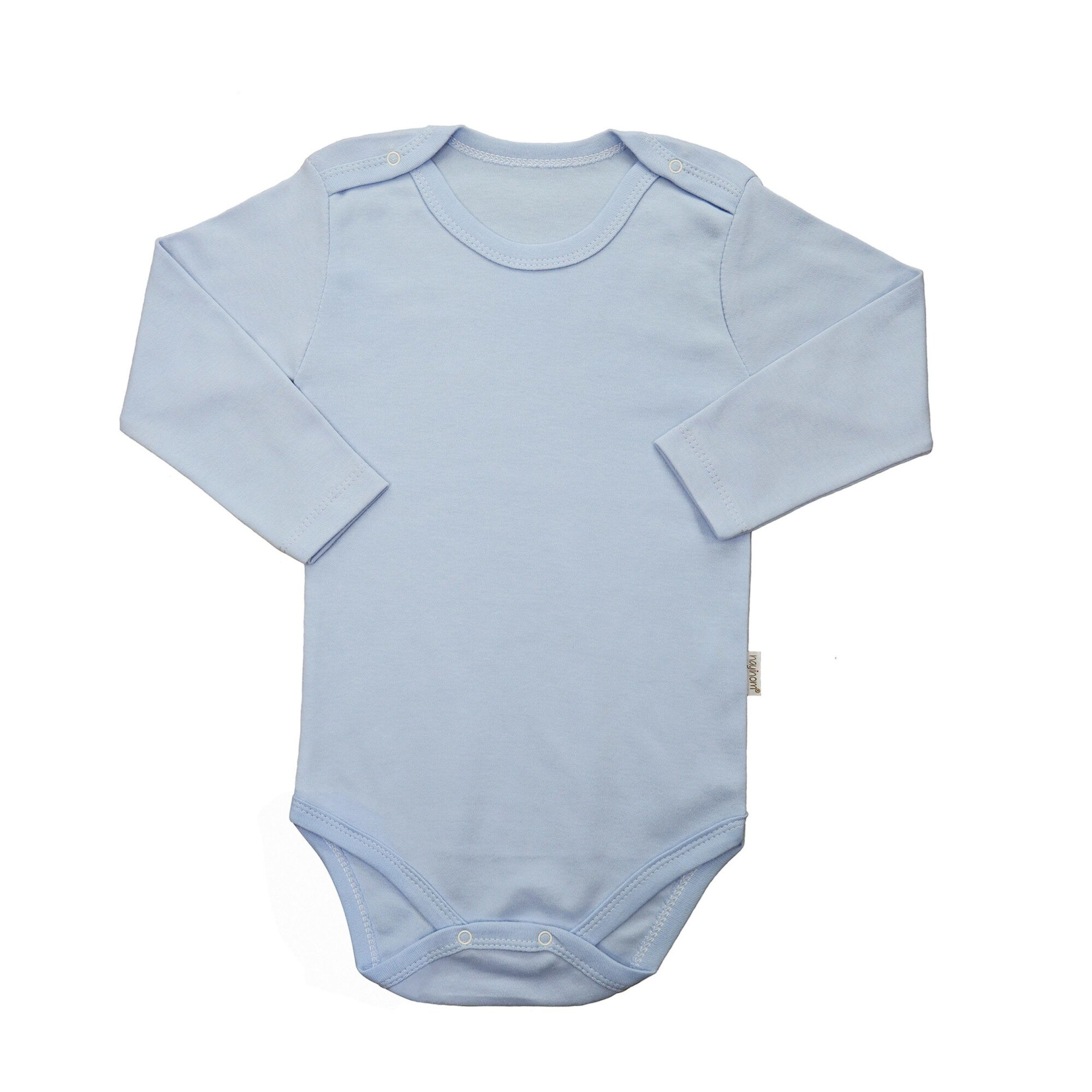 Body Maneca Lunga, Baieti, 100% Bumbac, Bleu, 104 CM, 4 Ani - eMAG.ro