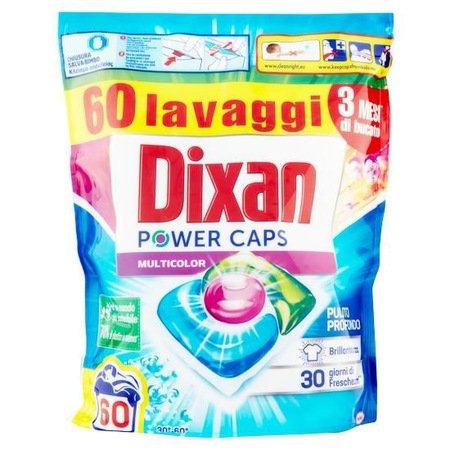 Detergent capsule Dixan, pentru rufe colorate, 60 spalari - eMAG.ro