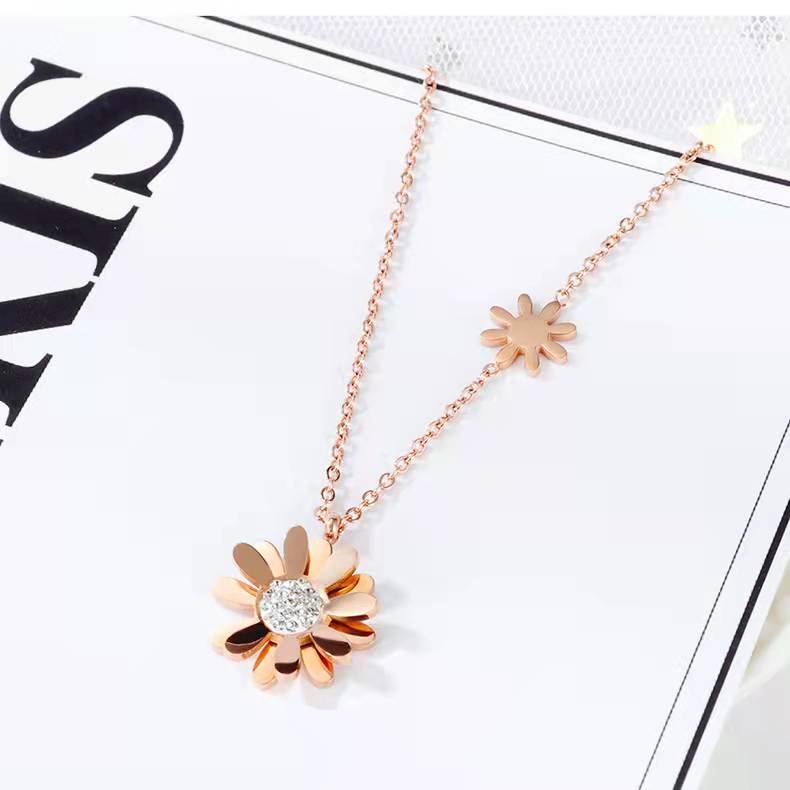 Colier dama, Izmael, Inox, Roz - eMAG.ro