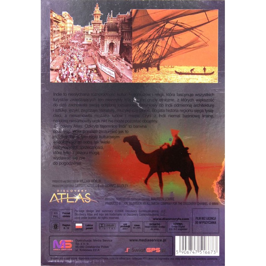 Discovery Atlas: Odkryte tajemnice Indii [DVD] - eMAG.ro