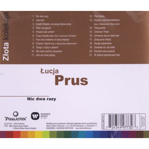 Łucja Prus: Złota Kolekcja [CD] - eMAG.bg