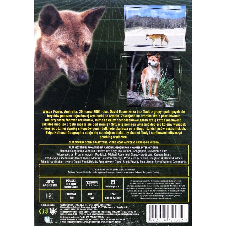 National Geographic: Mordercze psy Dingo [DVD] - eMAG.bg