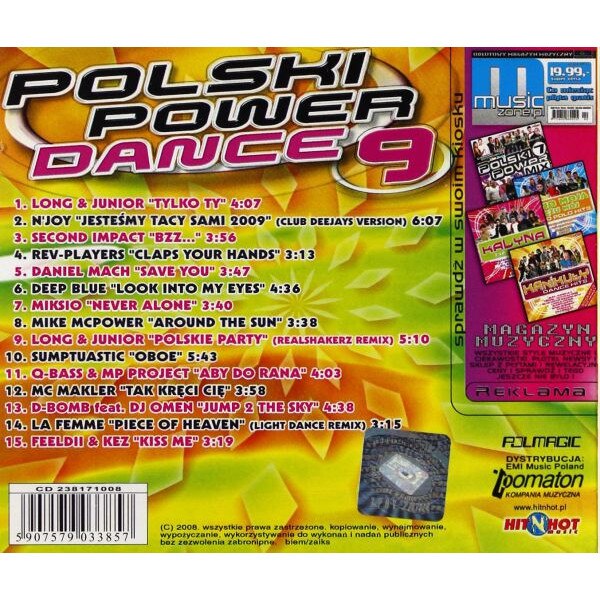Polski Power Dance vol. 9 [CD] - eMAG.bg
