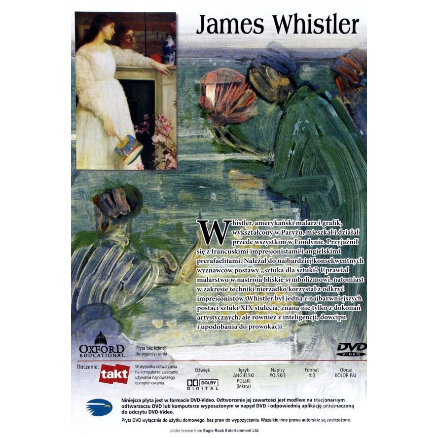 Sławni malarze 37: James Whistler [DVD] - eMAG.bg