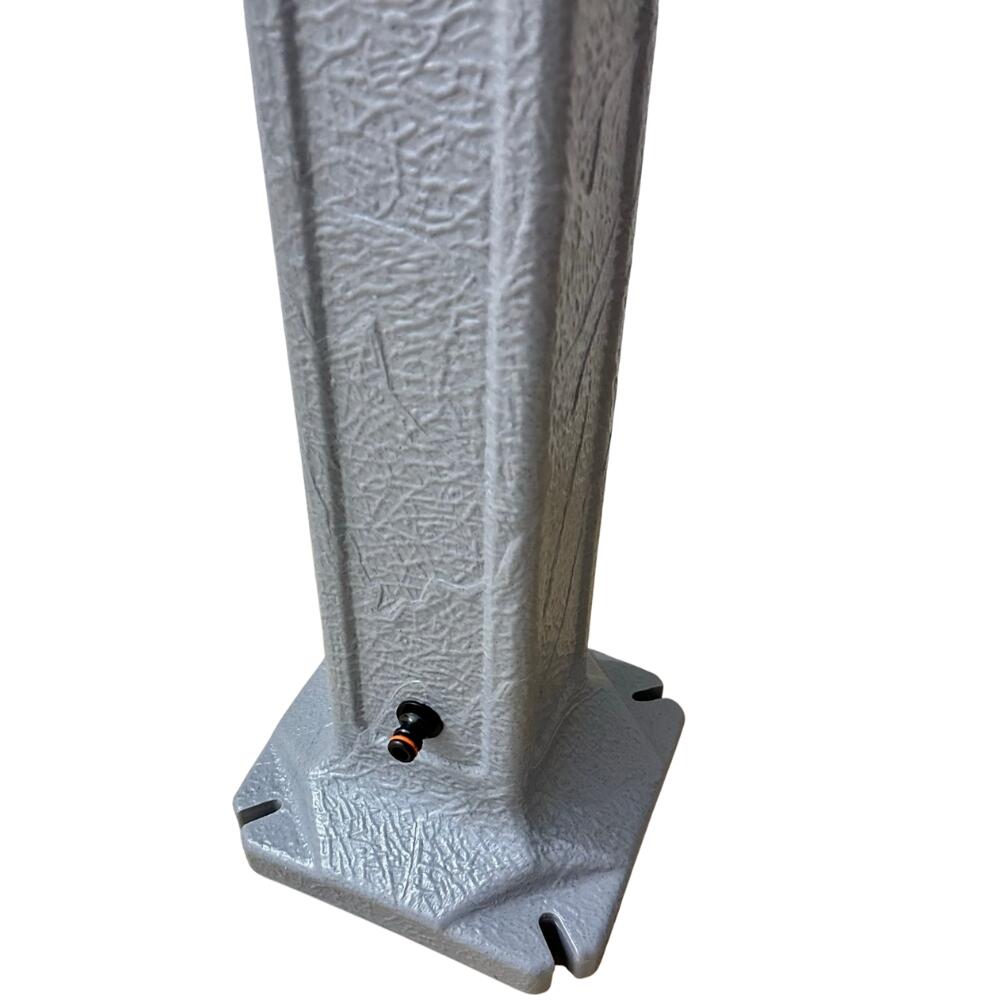 Cismea pentru gradina sau alei, Inaltime 90 cm, gri deschis, robinet ...