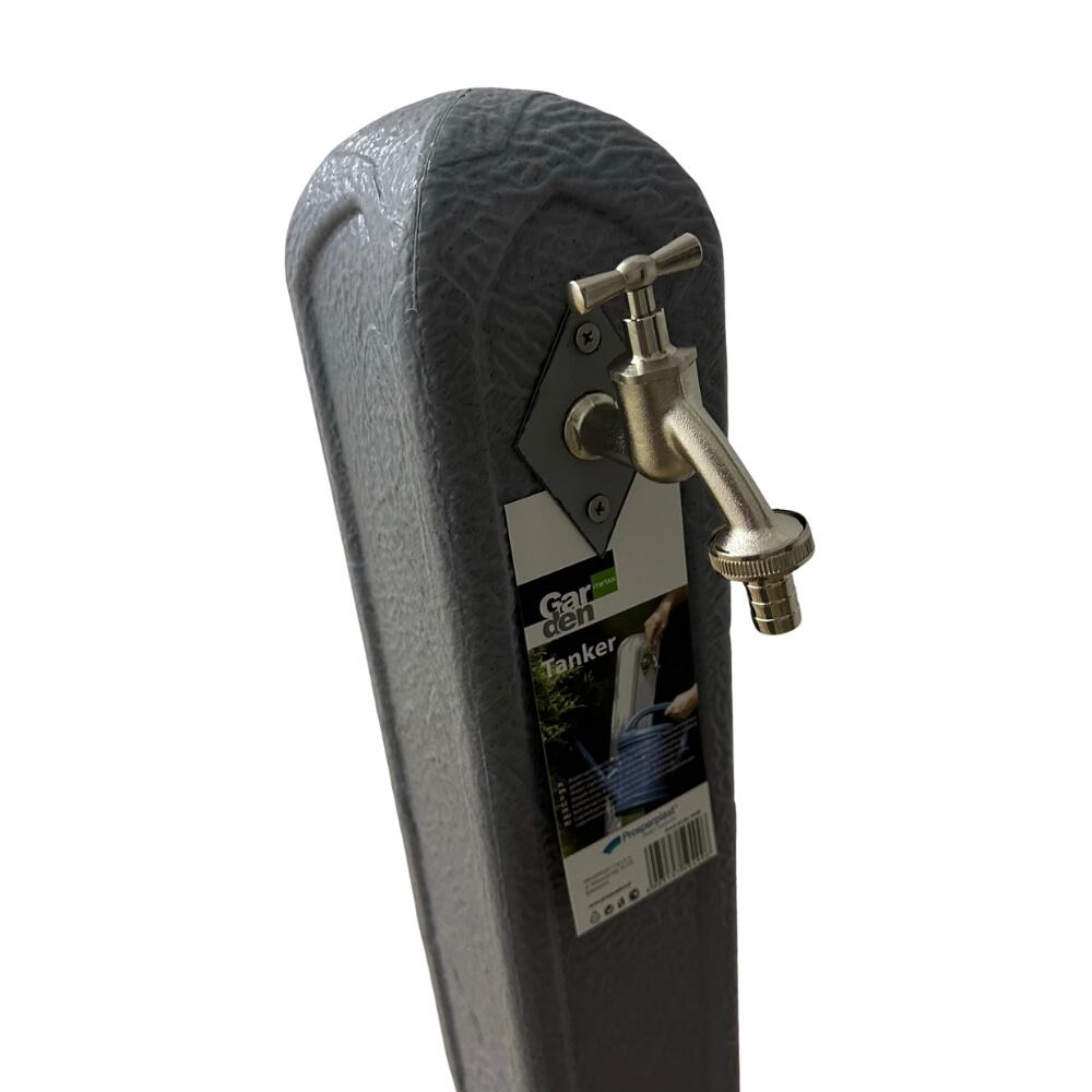 Cismea pentru gradina sau alei, Inaltime 90 cm, gri deschis, robinet ...