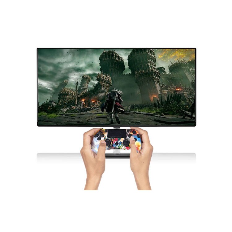 Controller Compatibil PS4 EDAR, Wireless, USB, Graffiti Desene - eMAG.ro